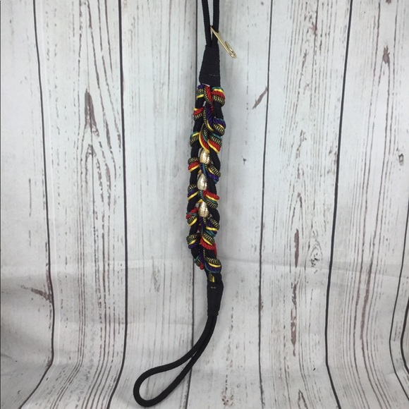 Vintage | Accessories | Vintage Braided Colorful Belt Small | Poshmark